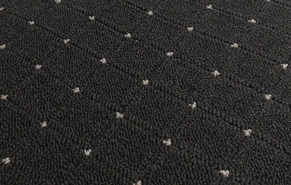 Condor Carpets, Kusový koberec Udinese antracit, 80x150, šedá, chodba / předsíň