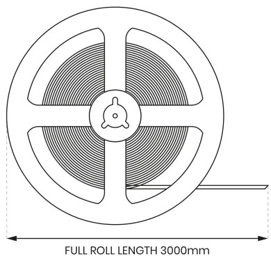 LED RGBW Koupelnový stmívatelný pásek LED/7,5W/12V IP65 3m Wi-Fi Tuya