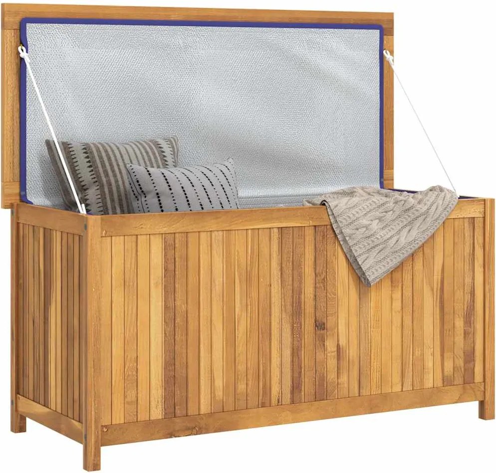 Zahradní box 114 x 50 x 58 cm masivní teakové dřevo 318732