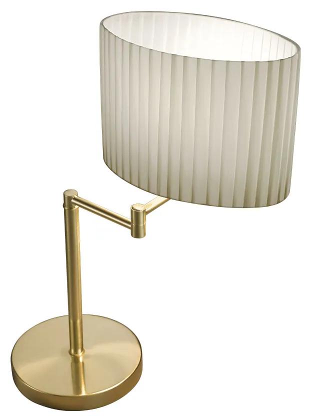 HILTON SAND stolní lampa leštěná mosaz, výška 48 cm
