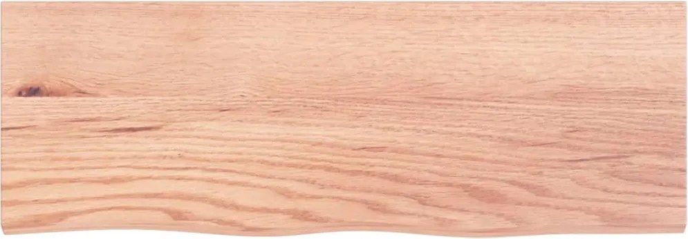 Koupelnová deska hnědá 80x30x(2-6) cm ošetřený masivní dřevo 3156115