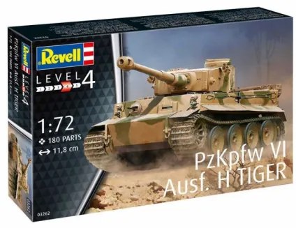 Revell Plastic ModelKit tank 03262 PzKpfw VI Ausf. H Tiger (1:72)