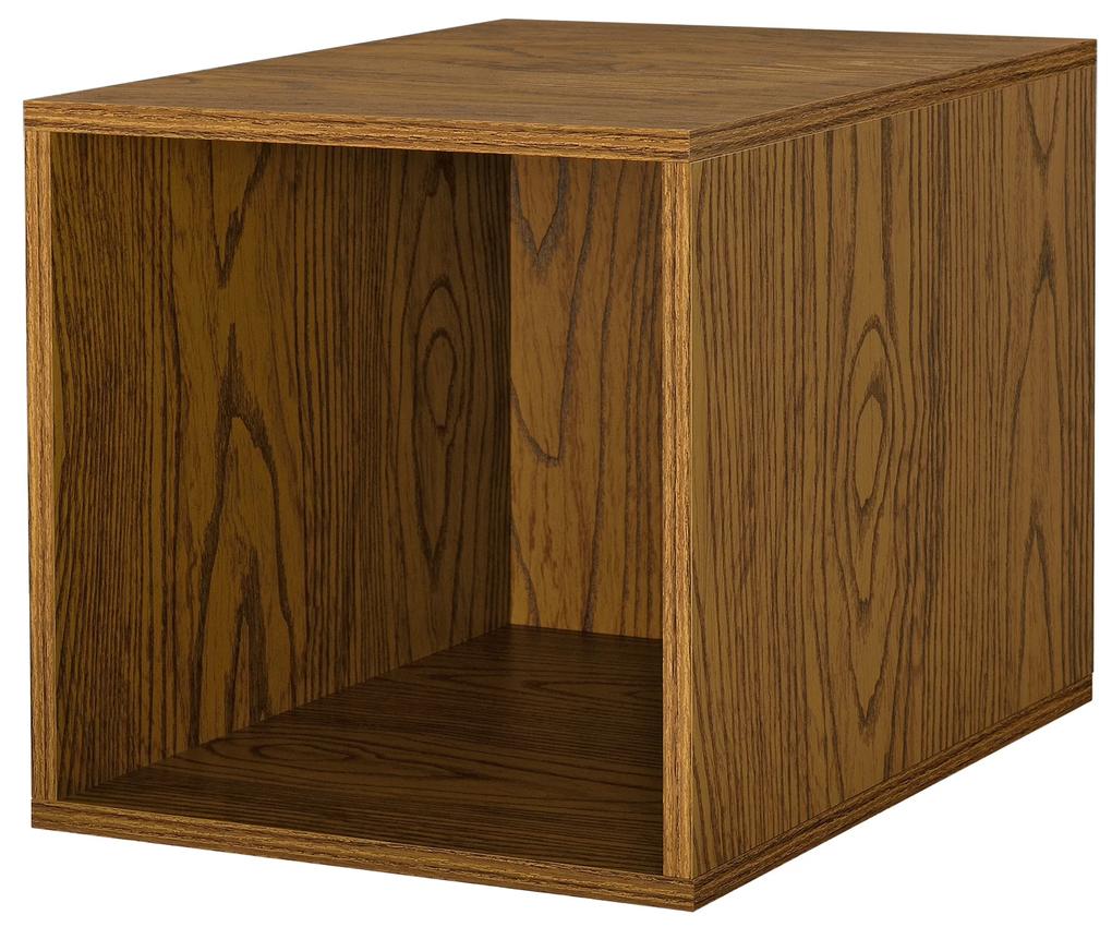 [en.casa]® Variabilní designový systém - skříňky / poličky - 30x30x40 cm - imitace ořechového dřeva