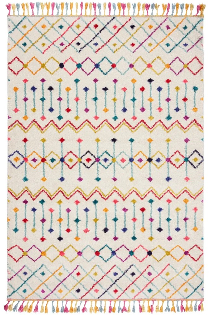 Flair Rugs, Kusový koberec Menara Prairie Berber, 120x170, vícebarevná, ložnice