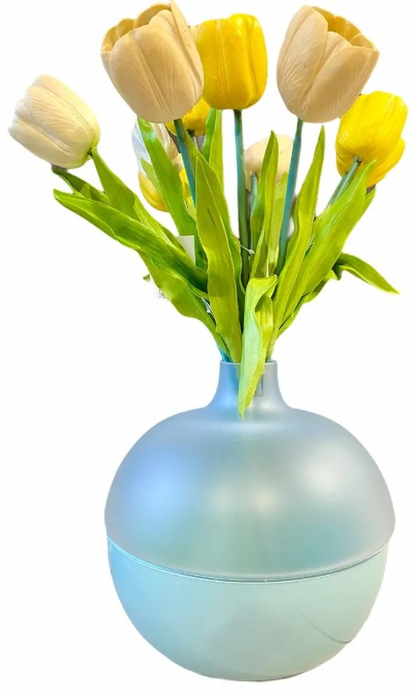 Skleněná váza Fotofora Globe zelená,