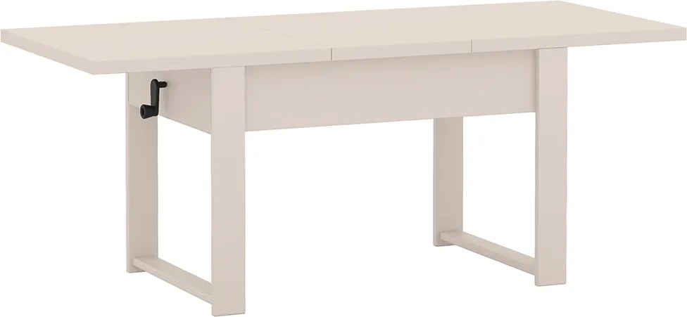 Rozkládací polohovací konferenční stolek HOGO 3v1 | 120-157x62,5-74,5x67 cm | síla horní desky 32 mm | kašmír/nohy kašmír