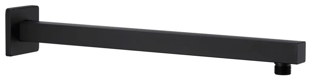 Podpůrné rameno do sprchy hranol nerezová ocel 201 černé 40 cm 147733