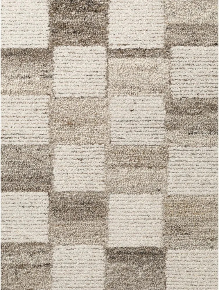 Krémový ručně tkaný vlněný koberec 200x300 cm Boho 1.0 Quadra – Vikosa