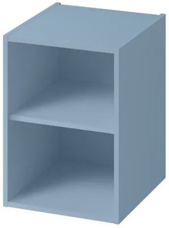 Cersanit Larga, závěsná modulární otevřená skříňka 40cm, modrá, S932-091