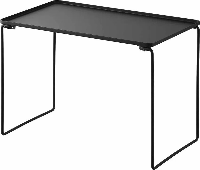 Černá kovová přídavná polička 41x24 cm Tower – YAMAZAKI