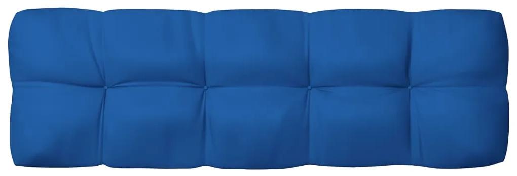 314479 vidaXL Poduška na pohovku z palet královsky modrá 120 x 40 x 10 cm