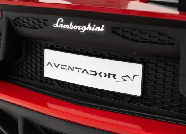 Dětské elektrické autíčko Lamborghini Aventador SV 24 V červené