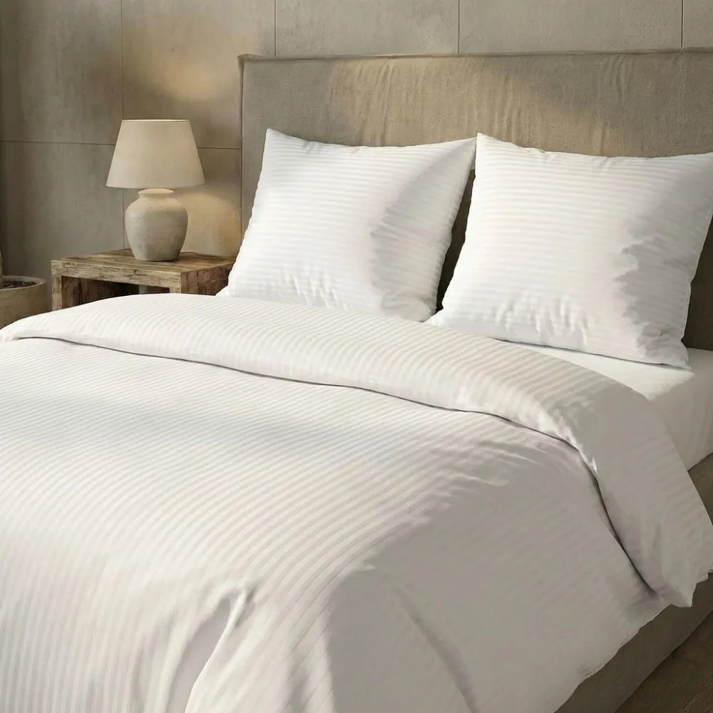 Kvalitex Hotelové povlečení atlas grádl 10mm se zipem 1x 140/220, 1x 70/90cm