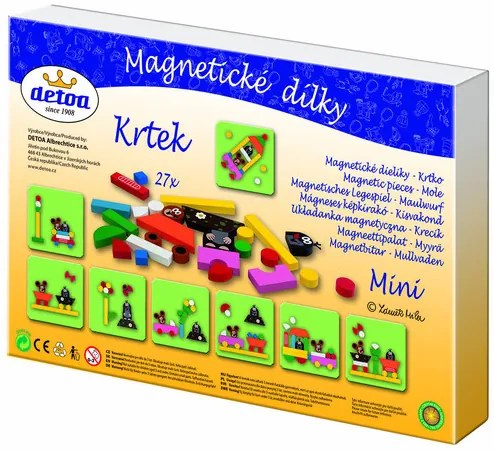 Magnetické dílky Krtek - Mini