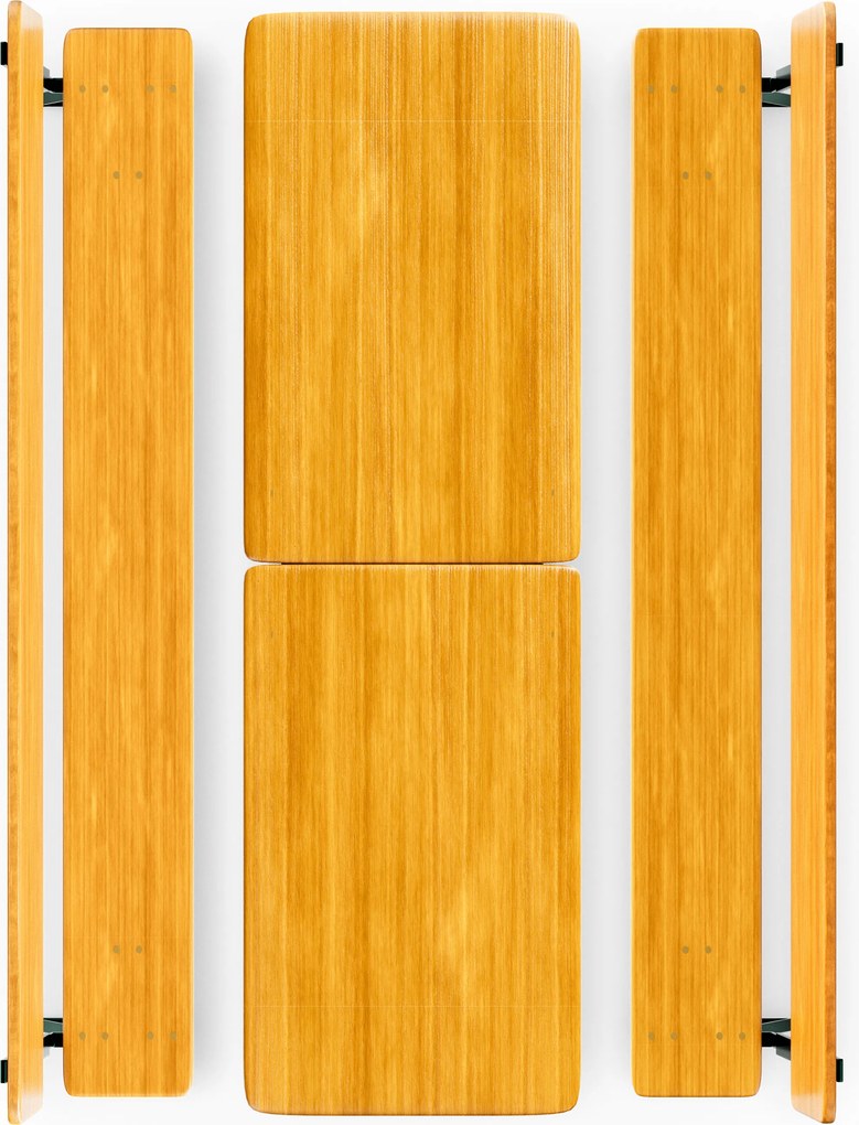 Pivní set se stolem a lavicemi pro 8 osob 170x70x75cm skládací s opěradlo