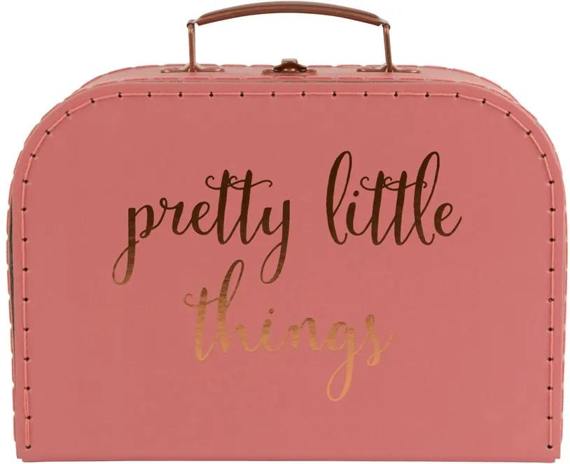 Šperkovnice růžový kufřík "lpretty little things" , Sass & Belle