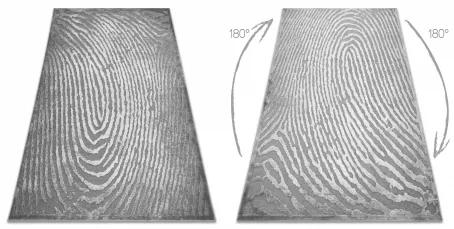 koberec AKRYL YAZZ W8540 otisk prstů šedá velikost 133x190 cm | krásné koberce cz