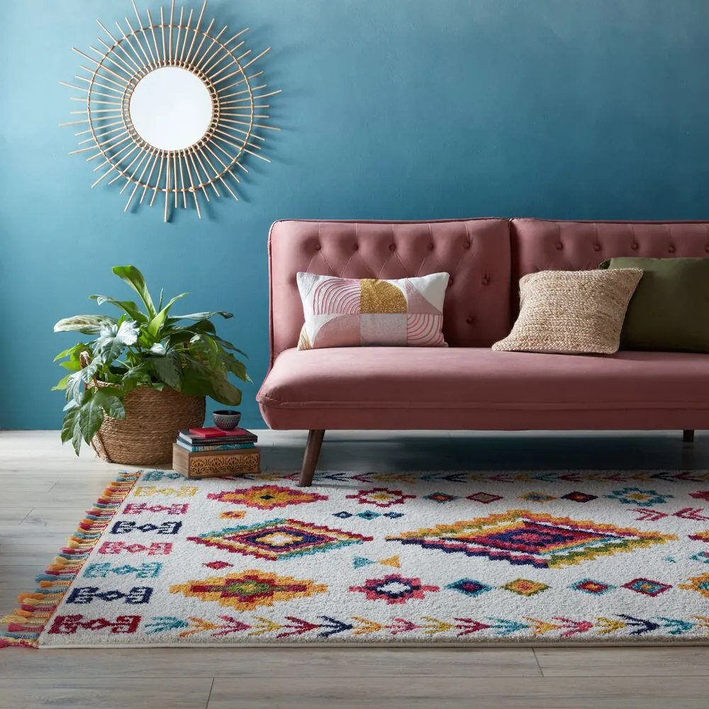 Flair Rugs, Kusový koberec Menara Coyote Cream, 200x290, vícebarevná, ložnice