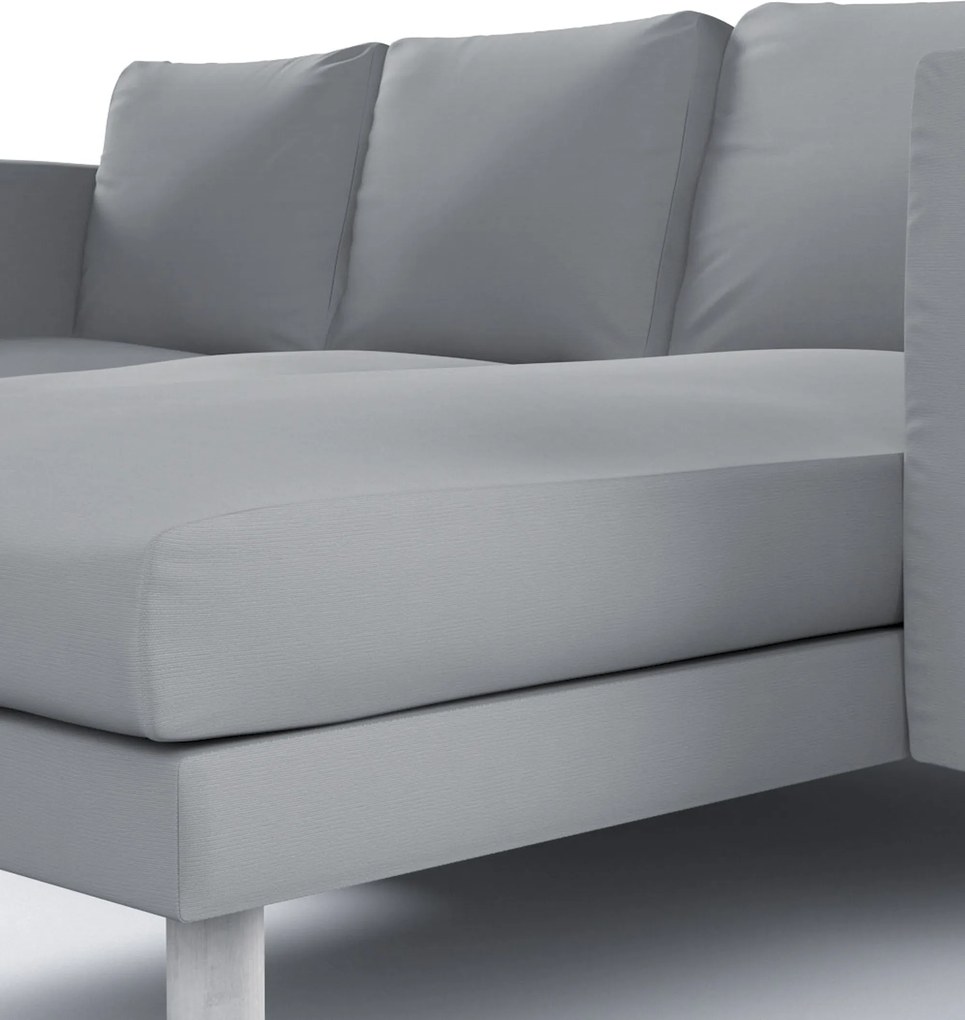 Potah na pohovku IKEA Norsborg 3-místná se šezlongem barva šedá