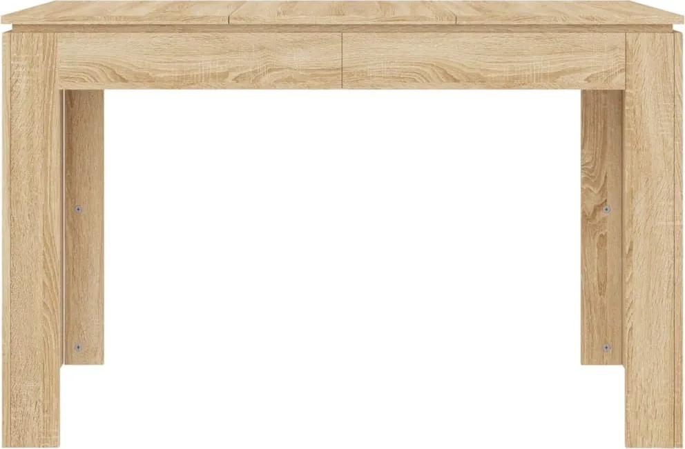 vidaXL Jídelní stůl 120 x 60 x 76 cm dřevotříska [800759] Barva: hnědý dub