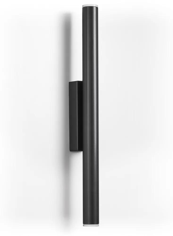 Exo 906D-L31H1B-02 nástěnné LED svítidlo Tania, černé, 2x4W, 3000K, 40,8cm, IP40