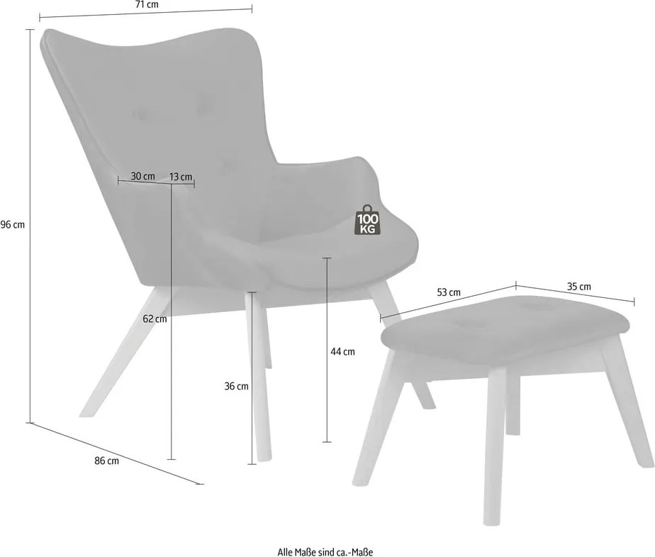 Tmavě zelené sametové křeslo s podnožkou Niko – Ropez