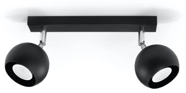 Sollux Lighting Stropní svítidlo OCULARE 2 Černá