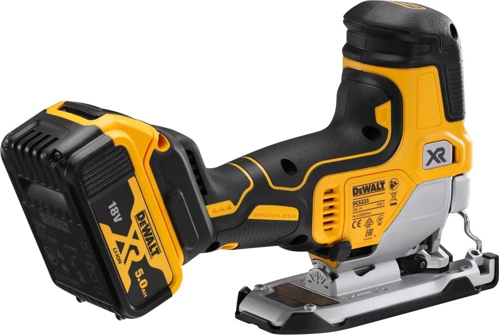 Aku přímočará pila DeWALT DCS335P2-QW 18 V XR, 2x 5.0 Ah