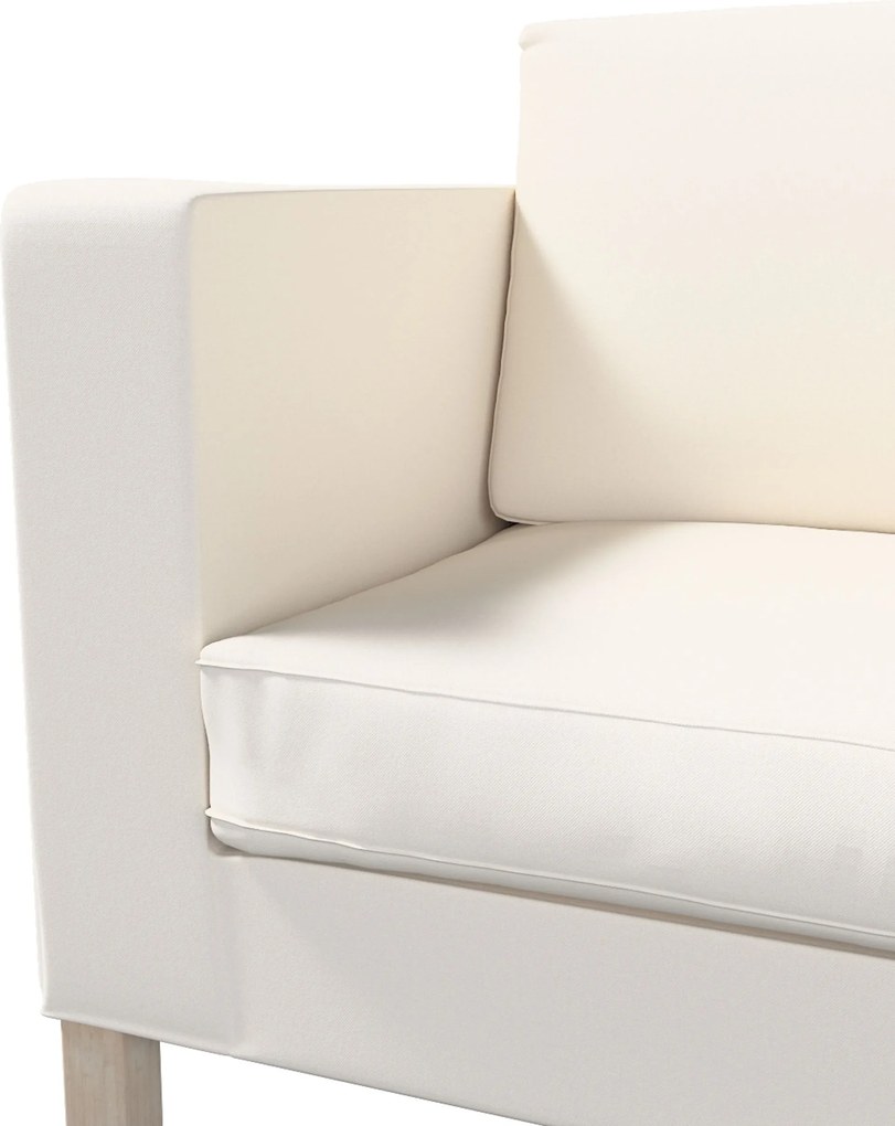 Potah na pohovku IKEA  Karlanda rozkládací, krátký barva béžová látka pletený vzor