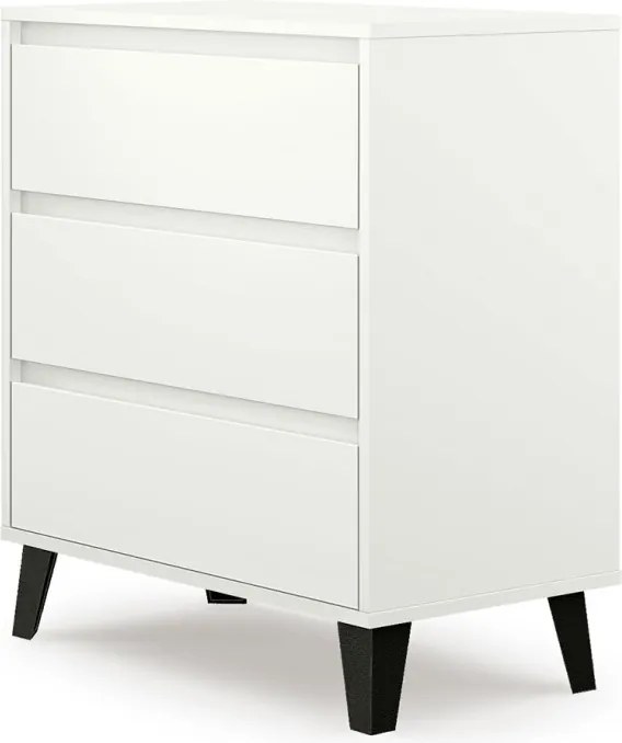 Komoda Borg 3s/70 bílá