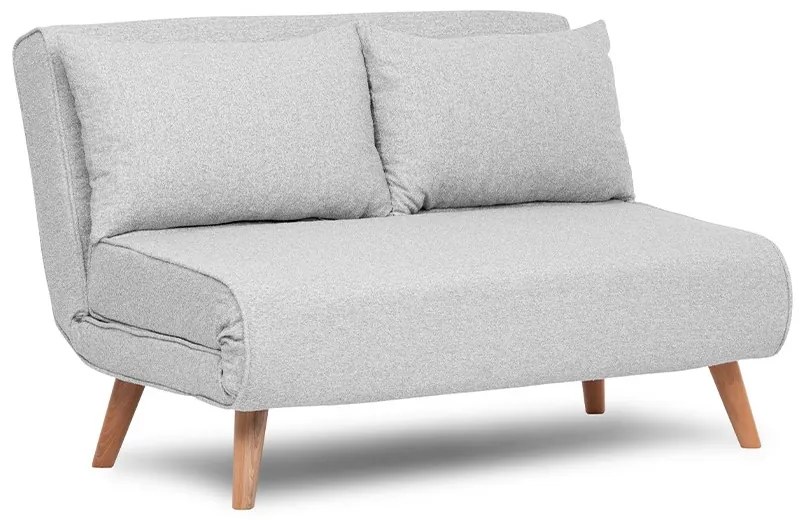 Hanah Home Rozkládací dvoumístná pohovka FOLDE šedá 120 cm