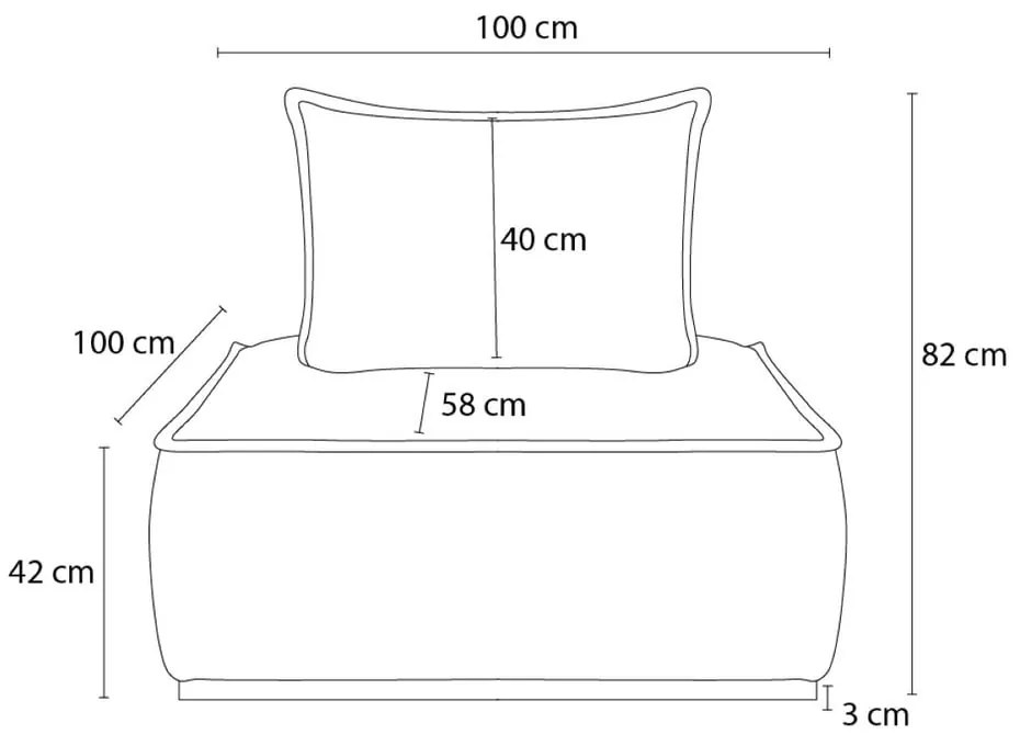 Taupe žinylkové křeslo Elisa – Bobochic Paris