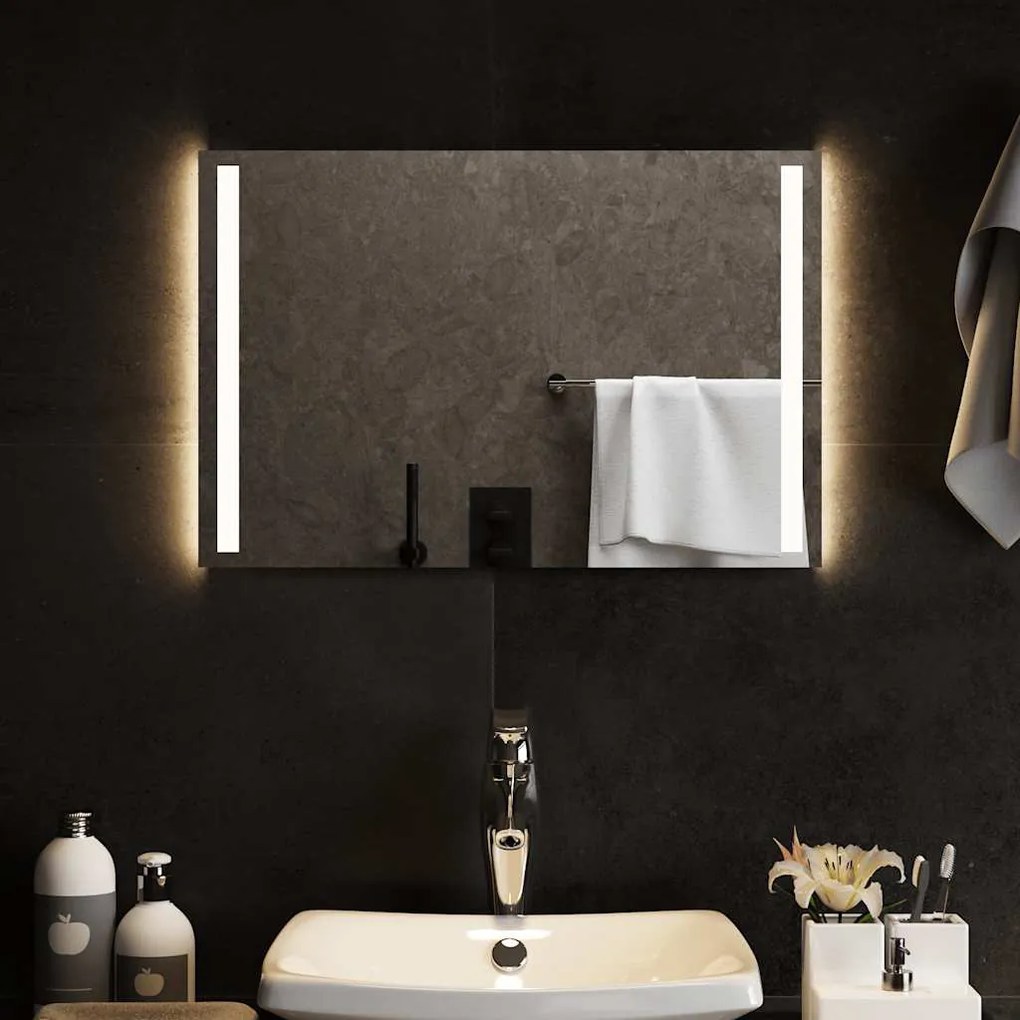 Koupelnové zrcadlo s LED osvětlením 60x40 cm 151744