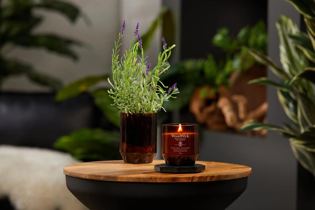 WoodWick – ReNew svíčka Lavender & Cypress (Levandule a cypřiš) Velikost: velká 368 g