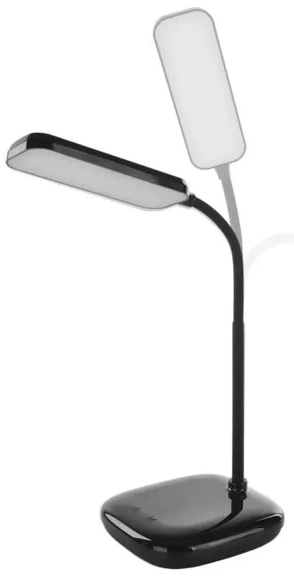 EMOS Černá LED stolní lampička Molly 12W Z7638B