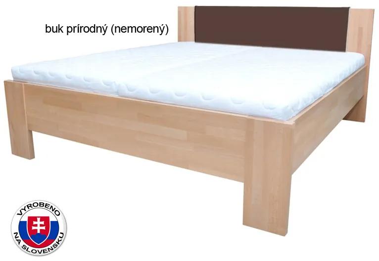 Jednolůžková postel 210x100 cm Nicky plné čelo (masiv). 745686