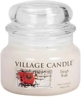 Village Candle Vonná svíčka ve skle, Zimní vyjížďka - Sleigh ride, 11oz Premium