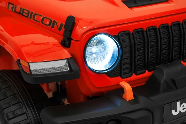 Elektrické autíčko Jeep Wrangler Rubicon LIFT oranžové