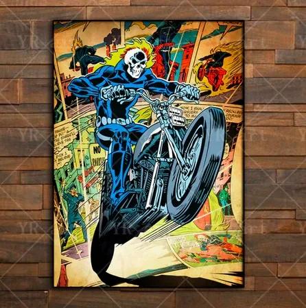 Obraz Marvel Superhrdinové, více motivů Motiv: MW-K9 Ghost Rider, Rozměry (cm): 30x40 cm