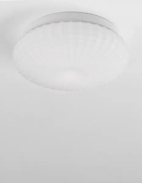 Designové stropní svítidlo Clam 30 bílé