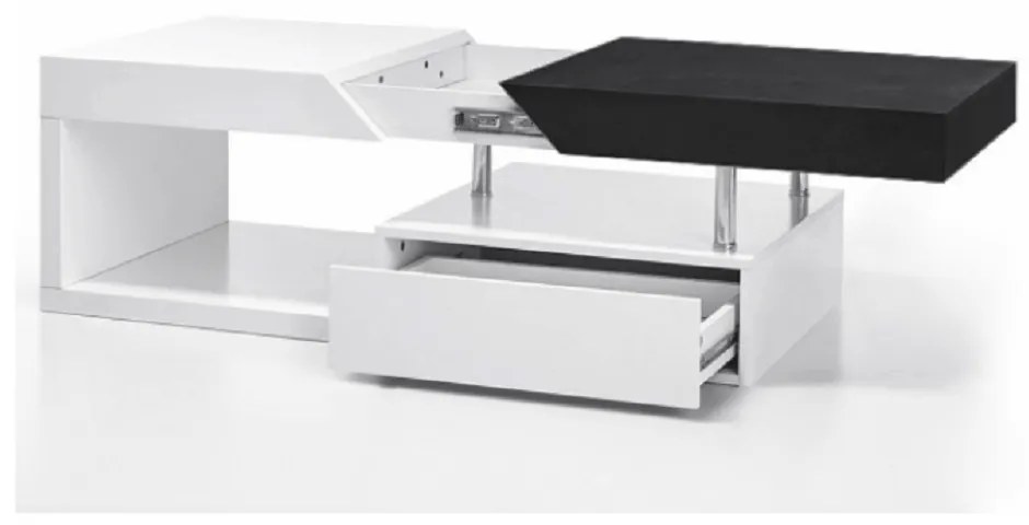 Massive home | Konferenční stolek Mora - bílý lesk MH2057220