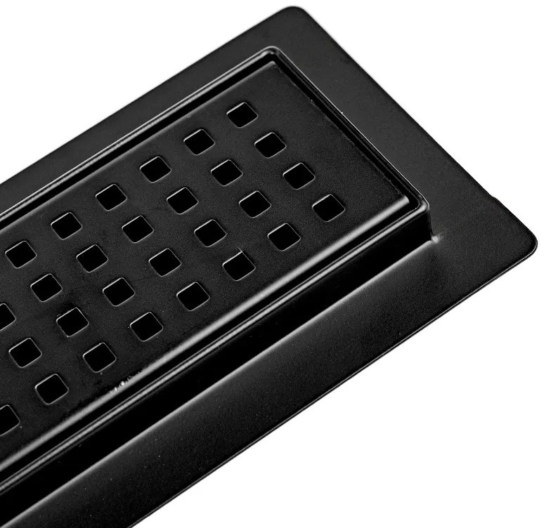 BPS-koupelny Sprchový odtokový žlab DL01 QUBE G3 HYD-2680 60 cm, černý