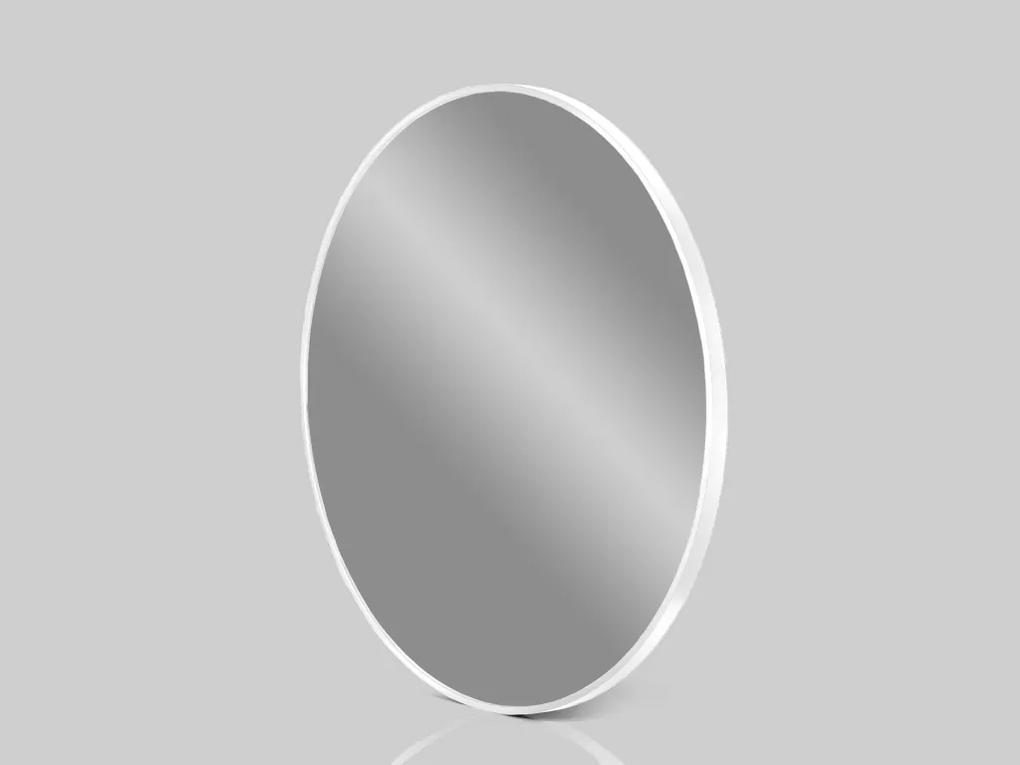 In-Design Zrcadlo RoundLine - bílý matný rám, bez osvětlení Průměr zrcadla (mm): 400