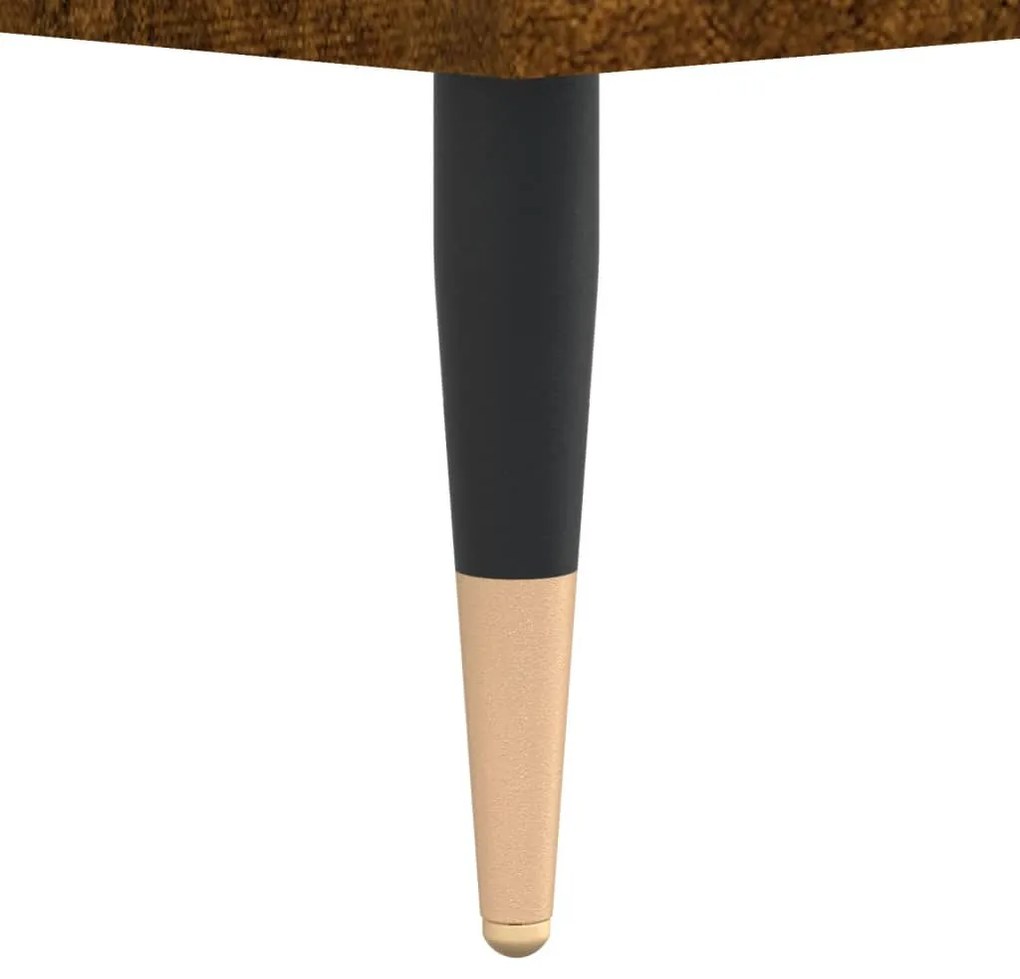 Konferenční stolek kouřový dub 90 x 60 x 35 cm kompozitní dřevo - Default Title