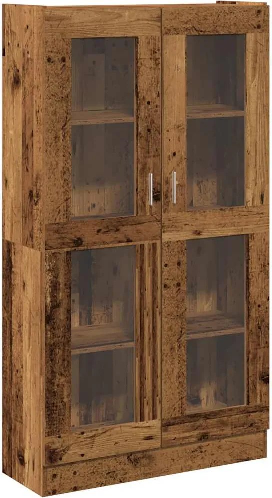 Skříň old wood 82,5 x 30,5 x 150 cm kompozitní dřevo 3318718
