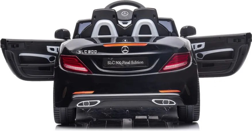 LEAN CARS Elektrické autíčko Mercedes SLC 300 LED MP3 černé