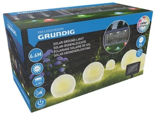 SADA 5x LED Solární svítidlo LED/3,2V multicolor