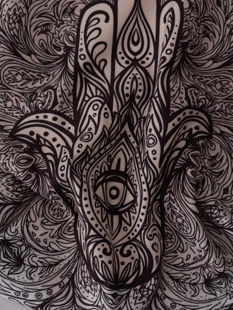 MK Lůžkoviny Povlak na polštář mikroplyš 45 x 45 cm - Buddha 5 L02