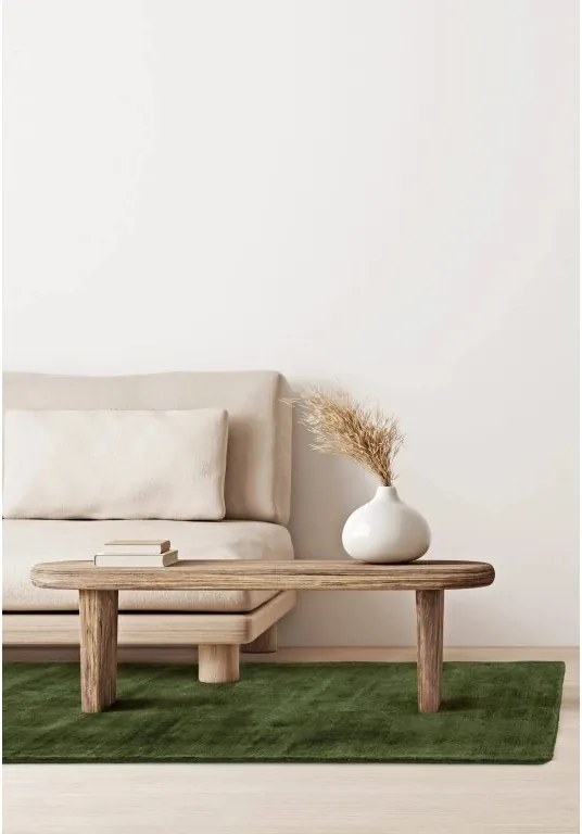 Zelený koberec Ife Green Rozměry: 66x240 cm