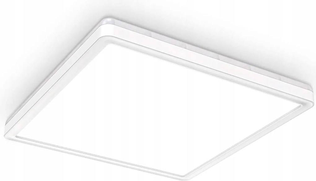 Led stropní koupelnová lampa stropní svítidlo čtverec 18W IP44 barva Neutrální 4000k